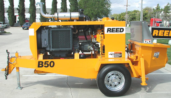 REED Concrete Pumps Shotcrete Pumps and Guncrete Gunite Machines.