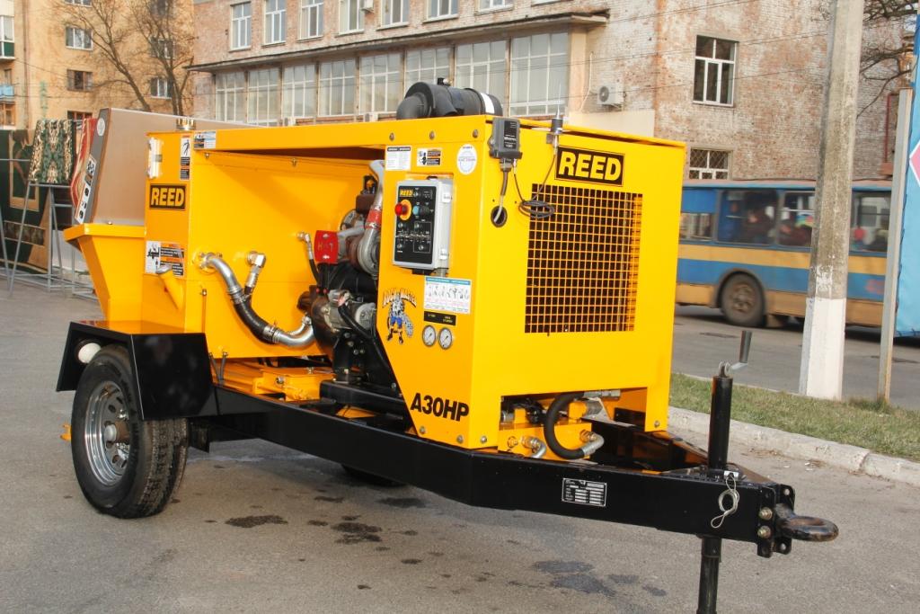 REED Concrete Pumps Shotcrete Pumps and Guncrete Gunite Machines.