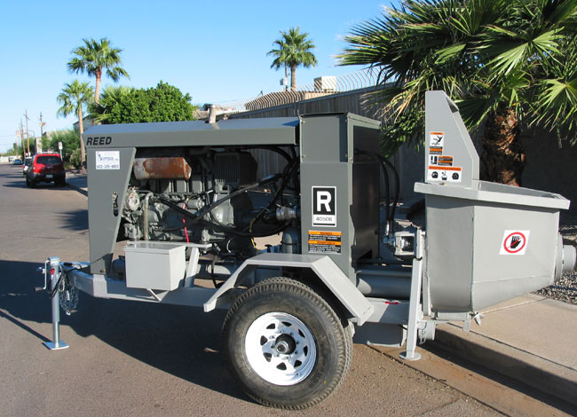 REED Concrete Pumps Shotcrete Pumps and Guncrete Gunite Machines.