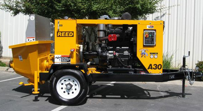 REED Concrete Pumps Shotcrete Pumps and Guncrete Gunite Machines.