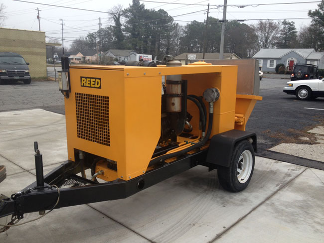 REED Concrete Pumps Shotcrete Pumps and Guncrete Gunite Machines.