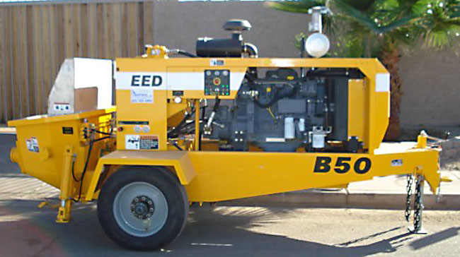 REED Concrete Pumps Shotcrete Pumps and Guncrete Gunite Machines.