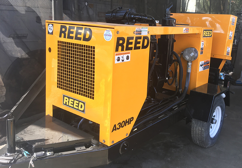 REED Concrete Pumps Shotcrete Pumps and Guncrete Gunite Machines.
