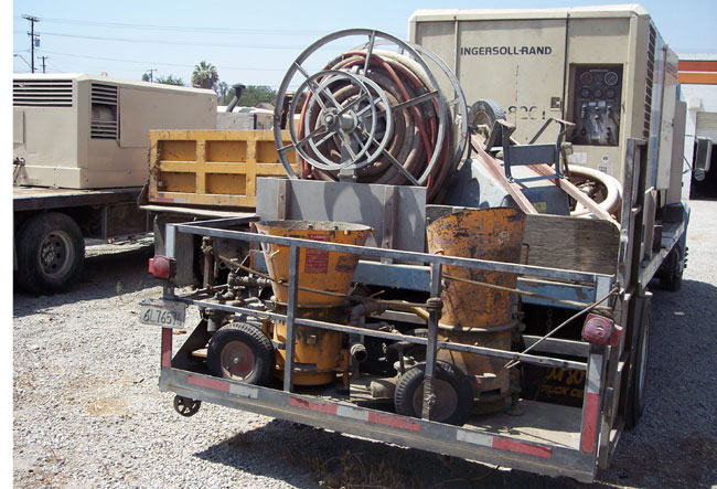 REED Concrete Pumps Shotcrete Pumps and Guncrete Gunite Machines.