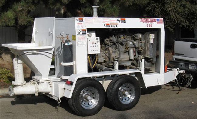 REED Concrete Pumps Shotcrete Pumps and Guncrete Gunite Machines.
