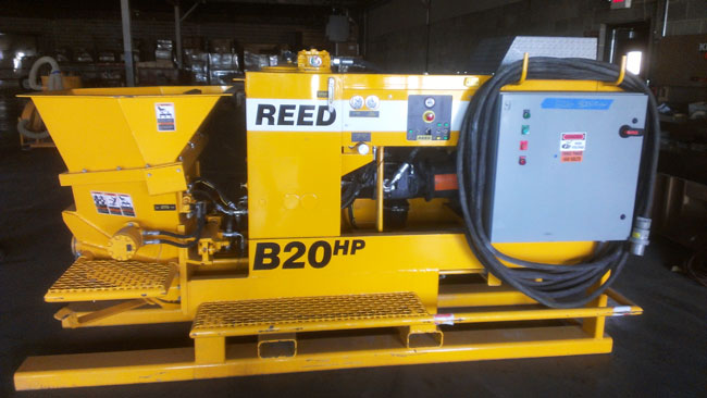 REED Concrete Pumps Shotcrete Pumps and Guncrete Gunite Machines.