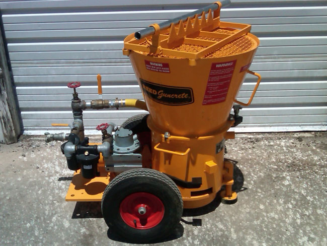 REED Concrete Pumps Shotcrete Pumps and Guncrete Gunite Machines.