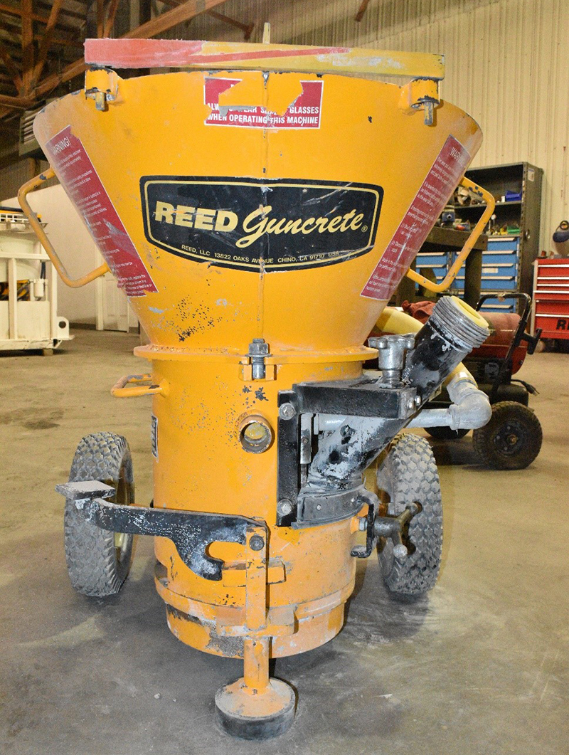 REED Concrete Pumps Shotcrete Pumps and Guncrete Gunite Machines.