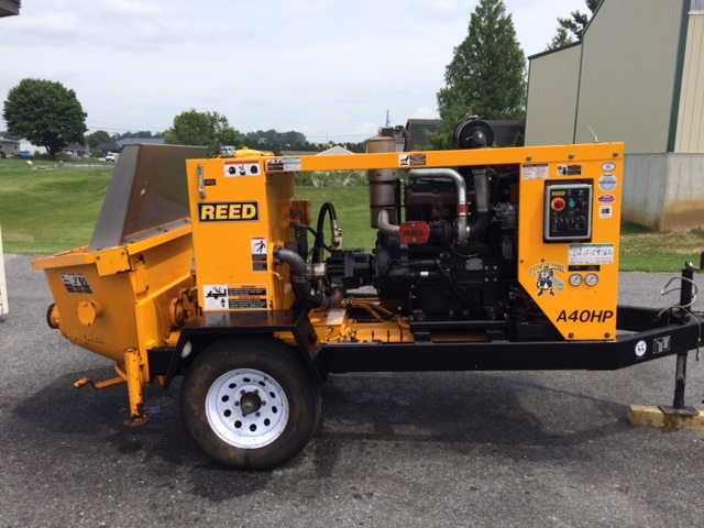 REED Concrete Pumps Shotcrete Pumps and Guncrete Gunite Machines.