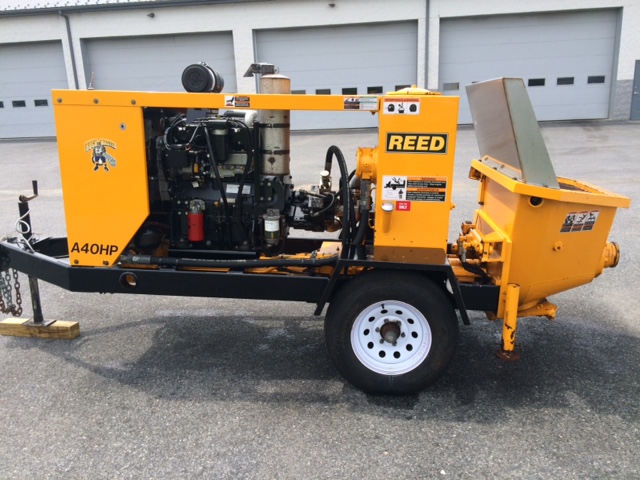 REED Concrete Pumps Shotcrete Pumps and Guncrete Gunite Machines.