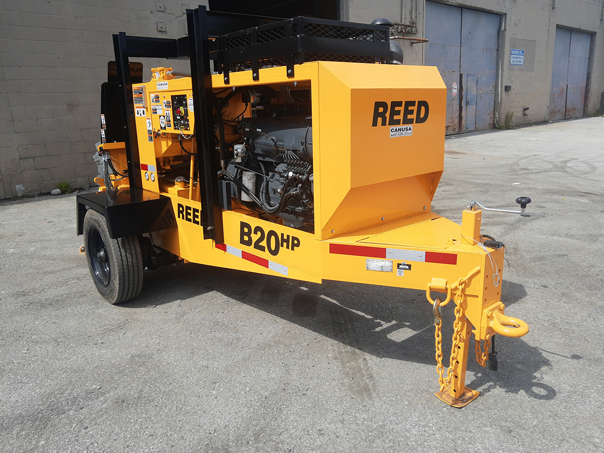 REED Concrete Pumps Shotcrete Pumps and Guncrete Gunite Machines.