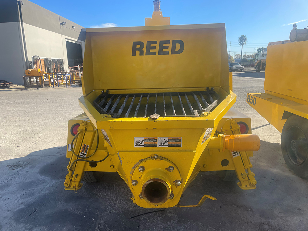REED Concrete Pumps Shotcrete Pumps and Guncrete Gunite Machines.