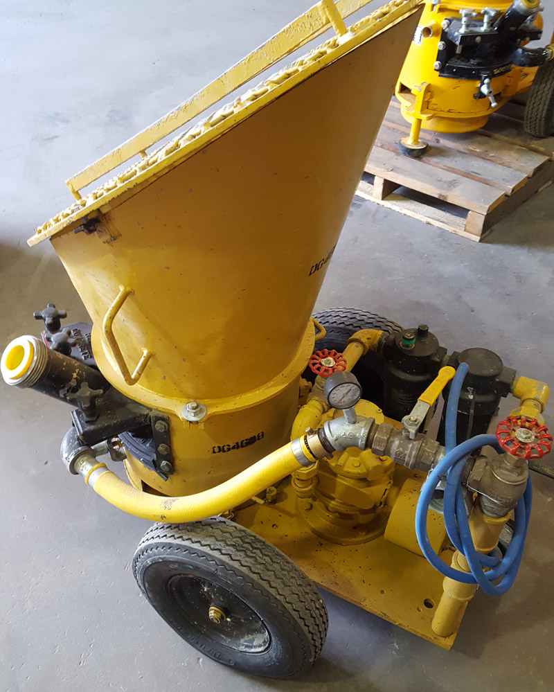 REED Concrete Pumps Shotcrete Pumps and Guncrete Gunite Machines.