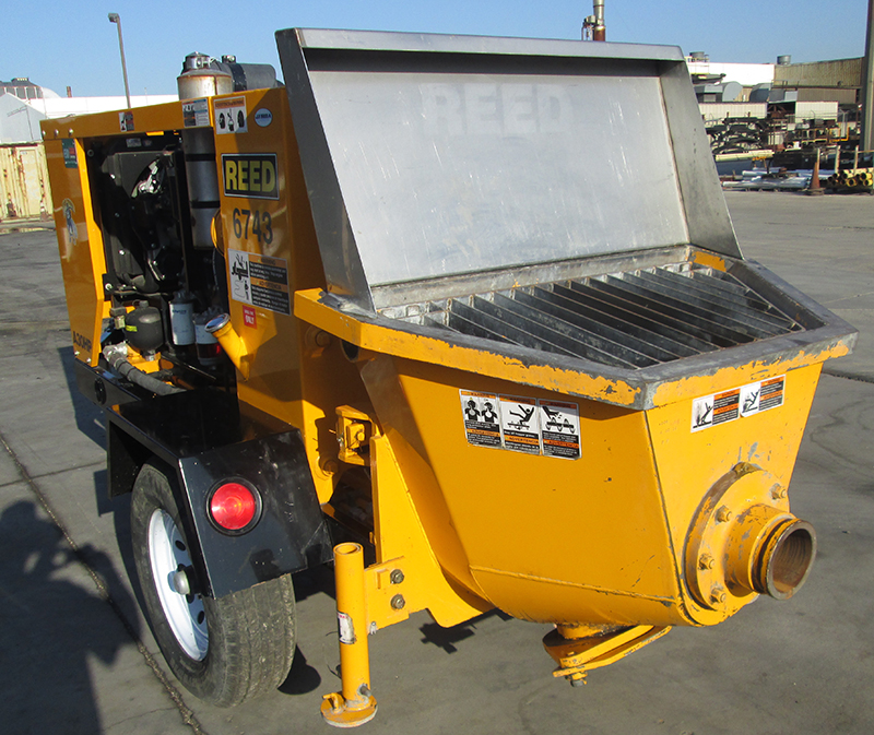 REED Concrete Pumps Shotcrete Pumps and Guncrete Gunite Machines.
