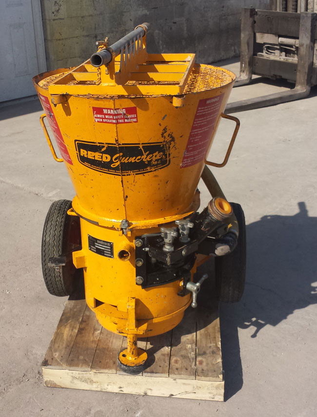 REED Concrete Pumps Shotcrete Pumps and Guncrete Gunite Machines.