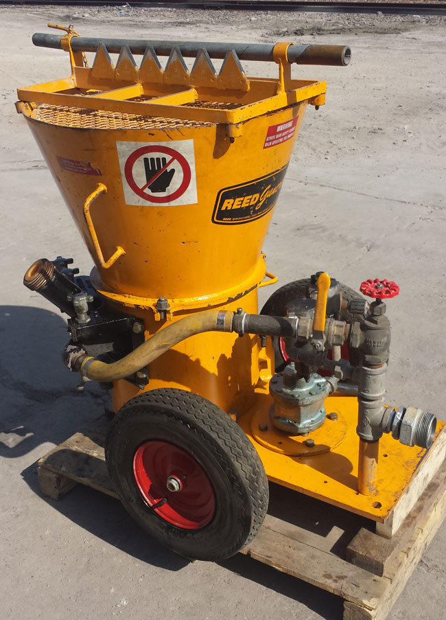 REED Concrete Pumps Shotcrete Pumps and Guncrete Gunite Machines.