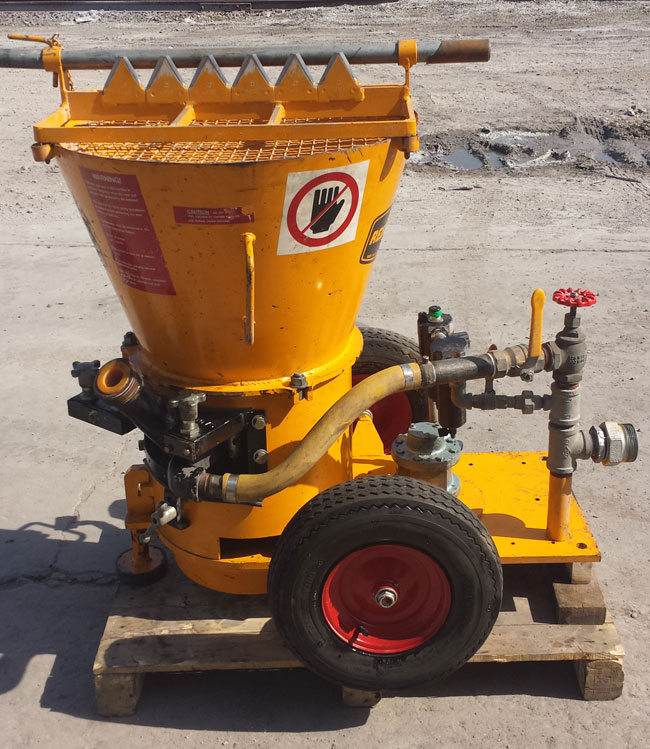 REED Concrete Pumps Shotcrete Pumps and Guncrete Gunite Machines.