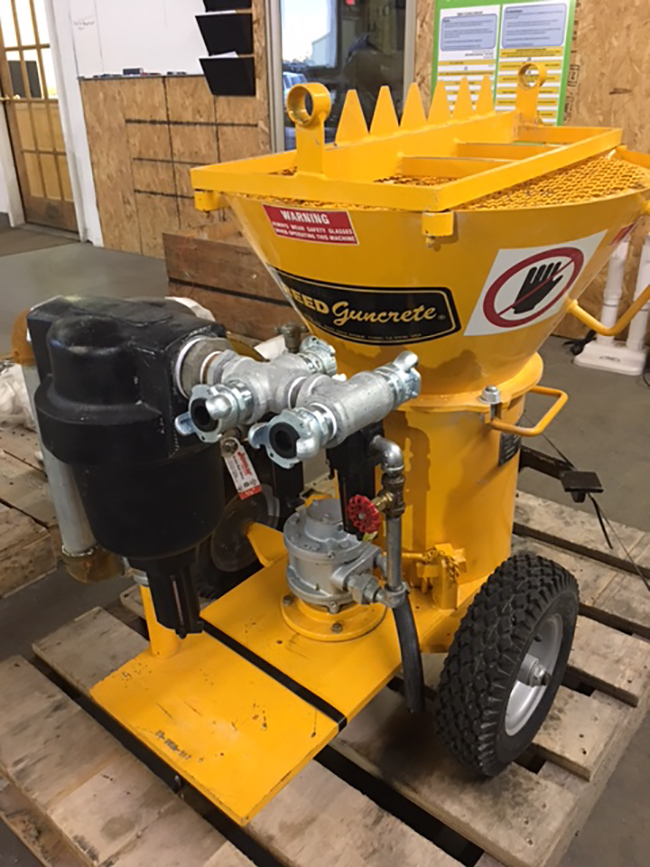 REED Concrete Pumps Shotcrete Pumps and Guncrete Gunite Machines.