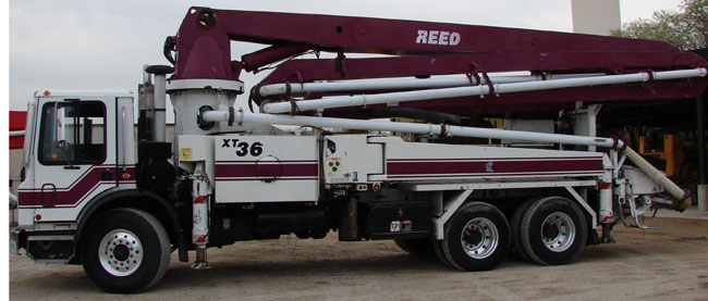 REED Concrete Pumps Shotcrete Pumps and Guncrete Gunite Machines.