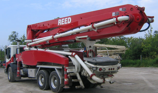 REED Concrete Pumps Shotcrete Pumps and Guncrete Gunite Machines.